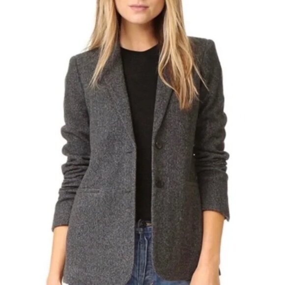 Vince | Jackets & Coats | Vince Boyfriend Blazer Jacket Womens 8 ...